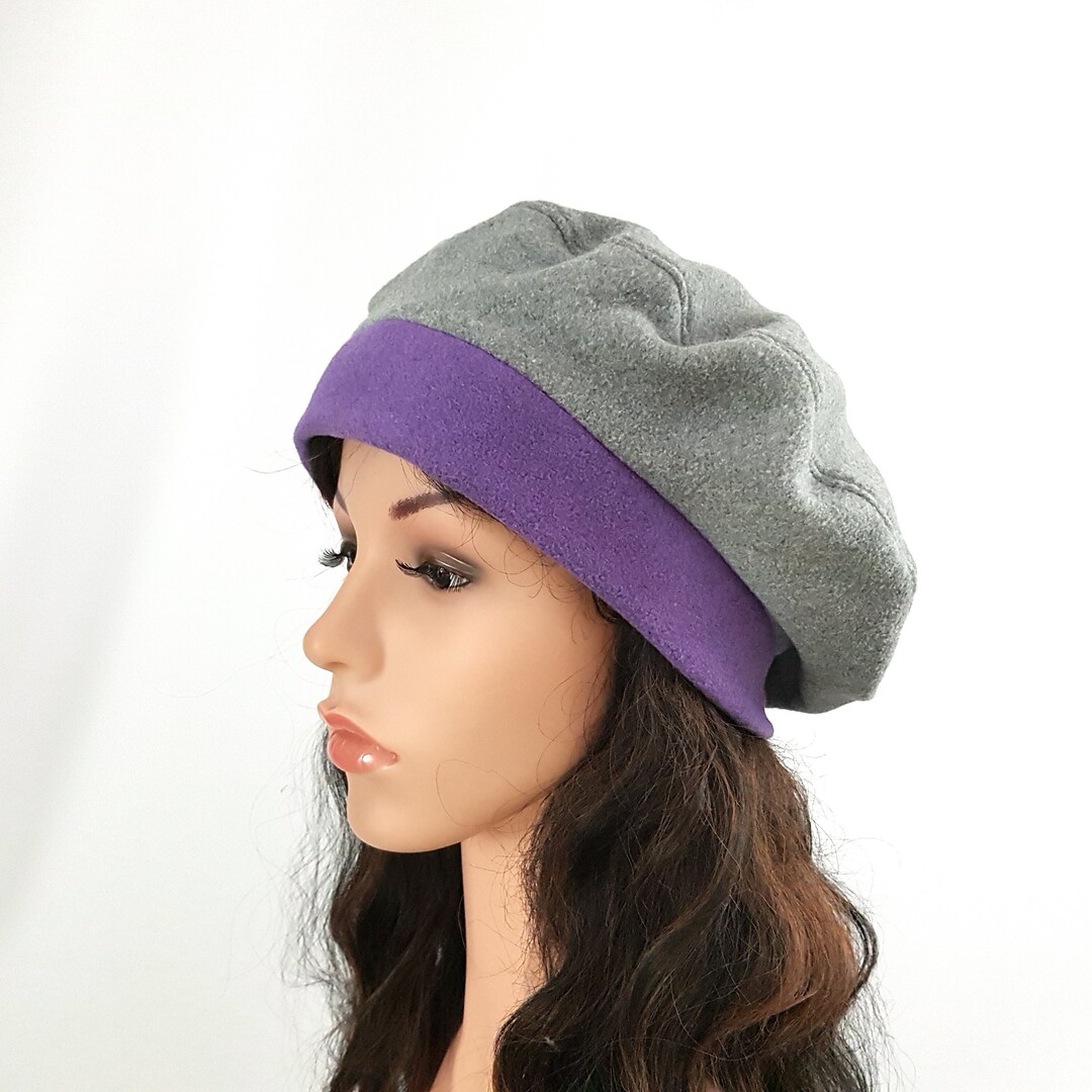 Fleece Beret Hat for Women Winter Headwear Lined Fits All - Etsy