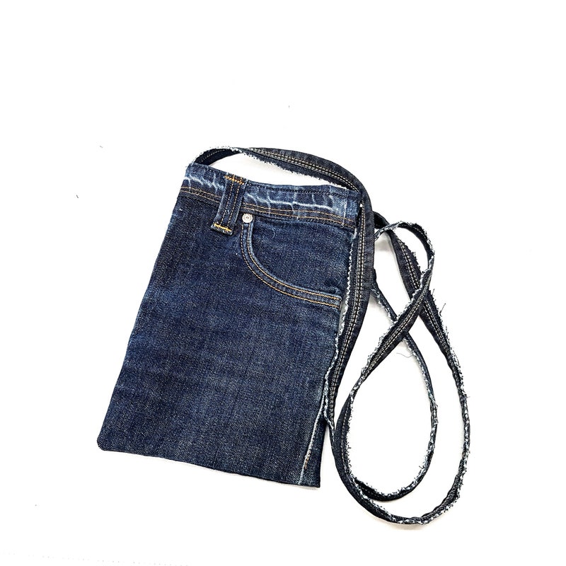 Upcycled Denim Bag - Etsy