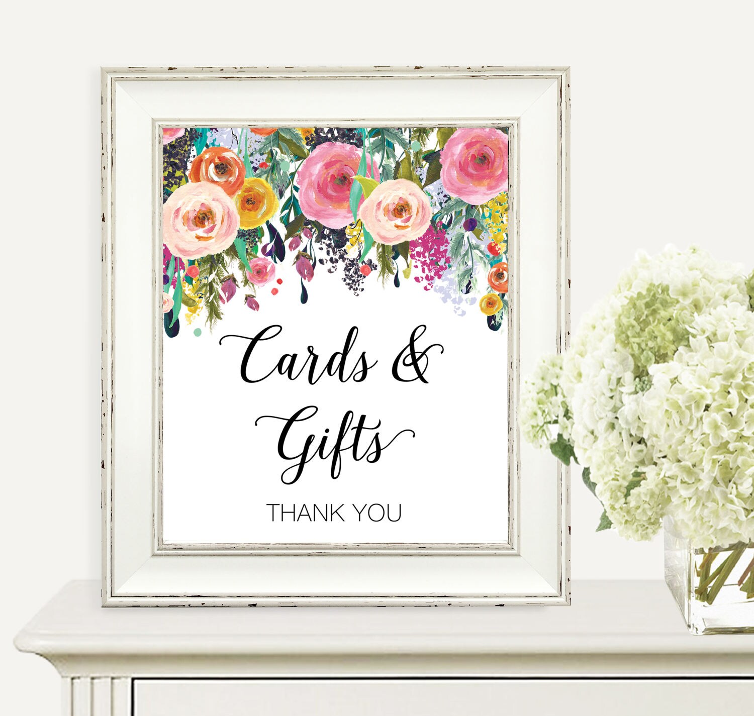 Wall Décor Home Décor Floral/Fall Colored Themed Gifts & Cards Sign ...