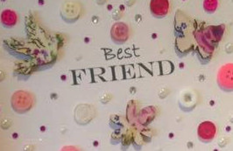 Best friend Gift Special Friend Button Art Someone Special | Etsy