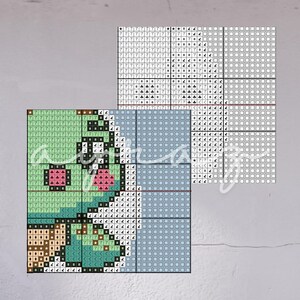 Mochi the Turtle Cross Stitch Pattern, Kawaii Ocean Animal (digital ...