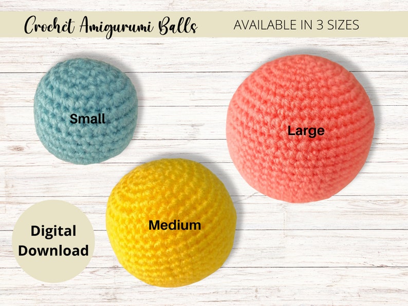 Crochet Basic Amigurumi Ball Pattern, Crochet Stress Ball Pattern - Etsy
