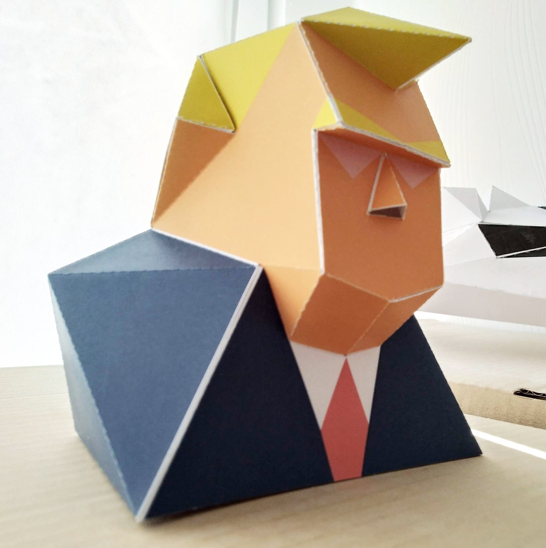 Donald Trump Digital KIT Papercraft Origami - Etsy Canada