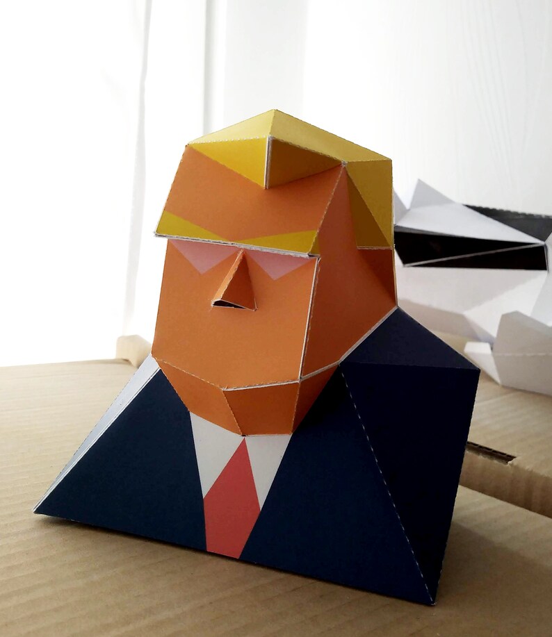 Donald Trump Digital KIT Papercraft Origami - Etsy Australia