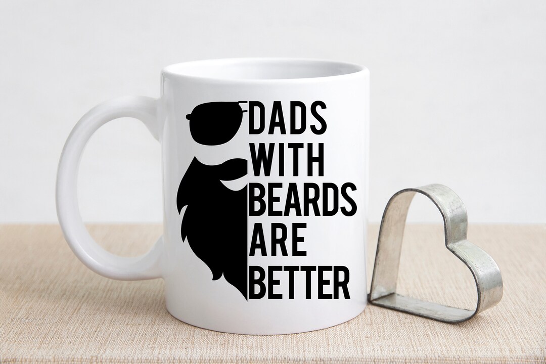 Beard Slogans Mugs for Fathers Day and Birthdays Beard Daddy Valentines ...