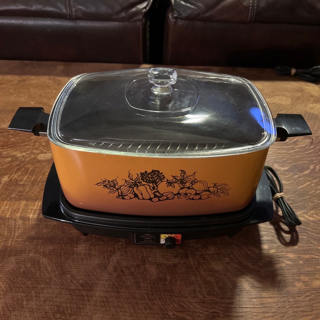 Vintage West Bend Slow Cooker - Etsy