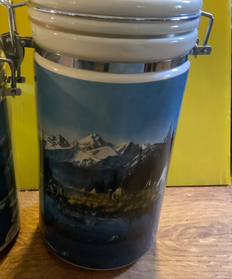 Hautman Brothers Canister Set “ Tone World “ - Etsy