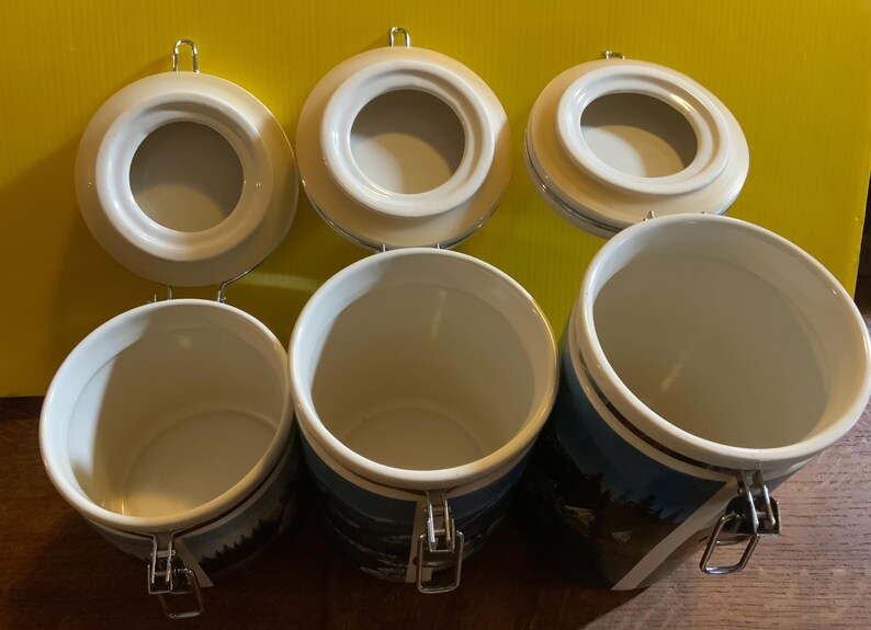 Hautman Brothers Canister Set “ Tone World “ - Etsy
