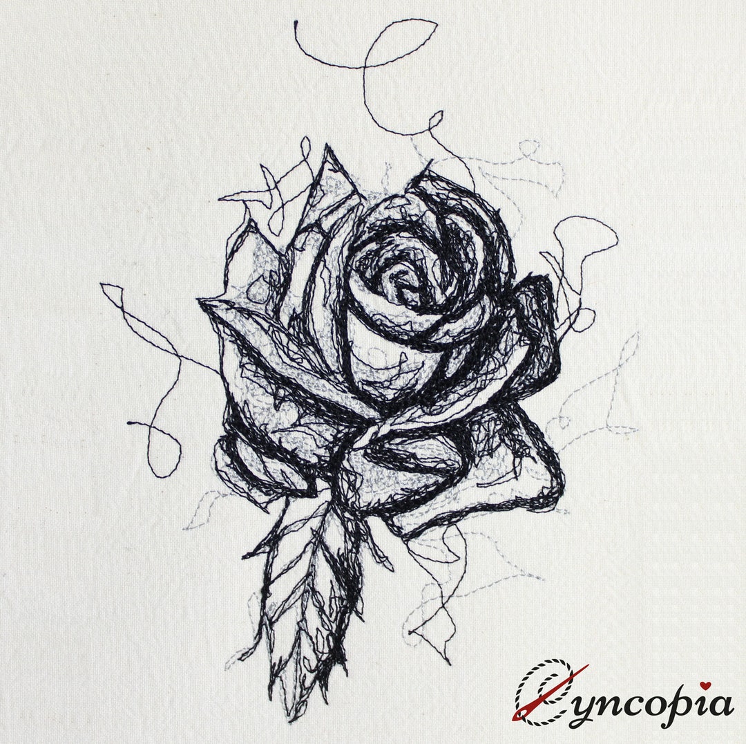 Rose scribble 1318 - Etsy.de