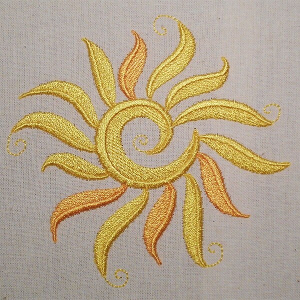 Sun Applique - Etsy
