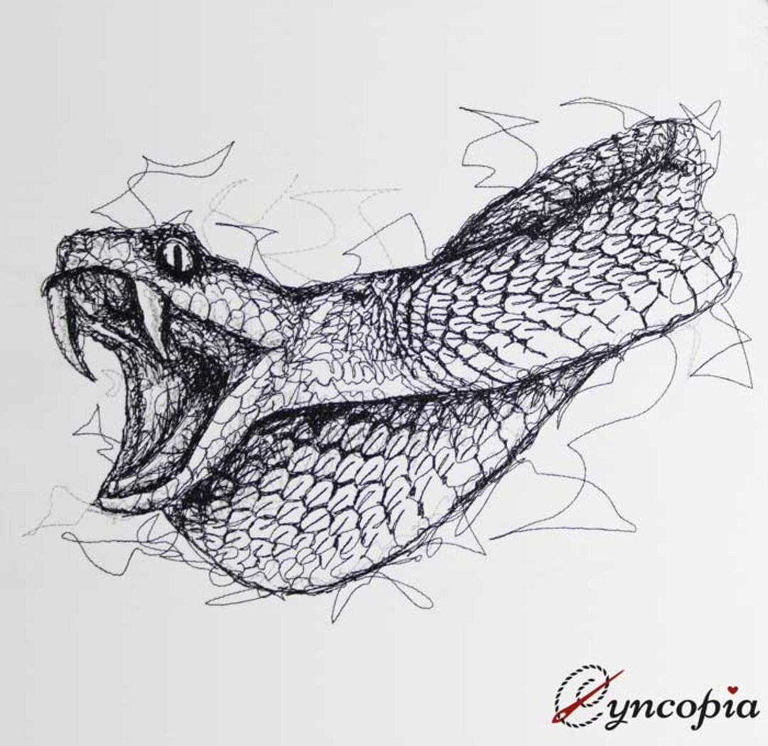 Snake Scribble - Etsy