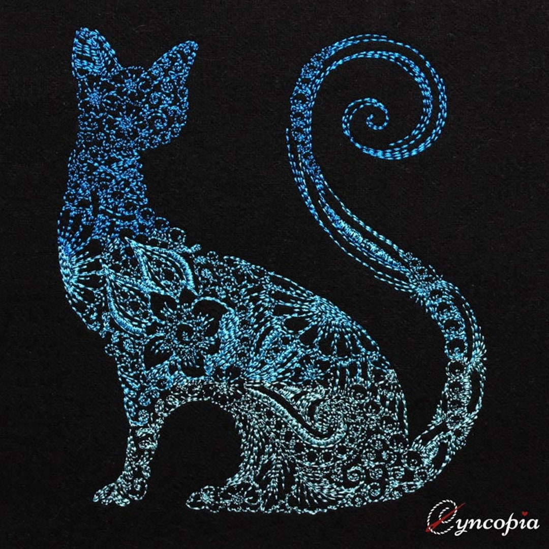 Cat Zendoodle - Etsy