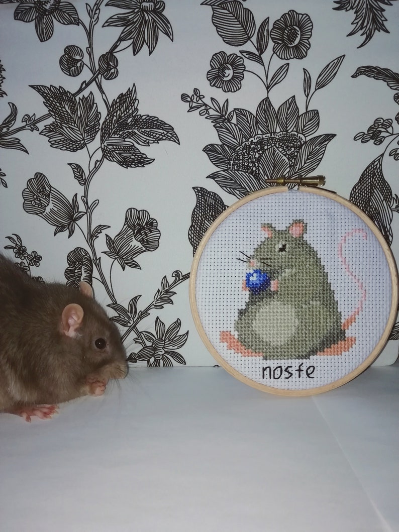 Custom Rat Cross Stitch - Etsy