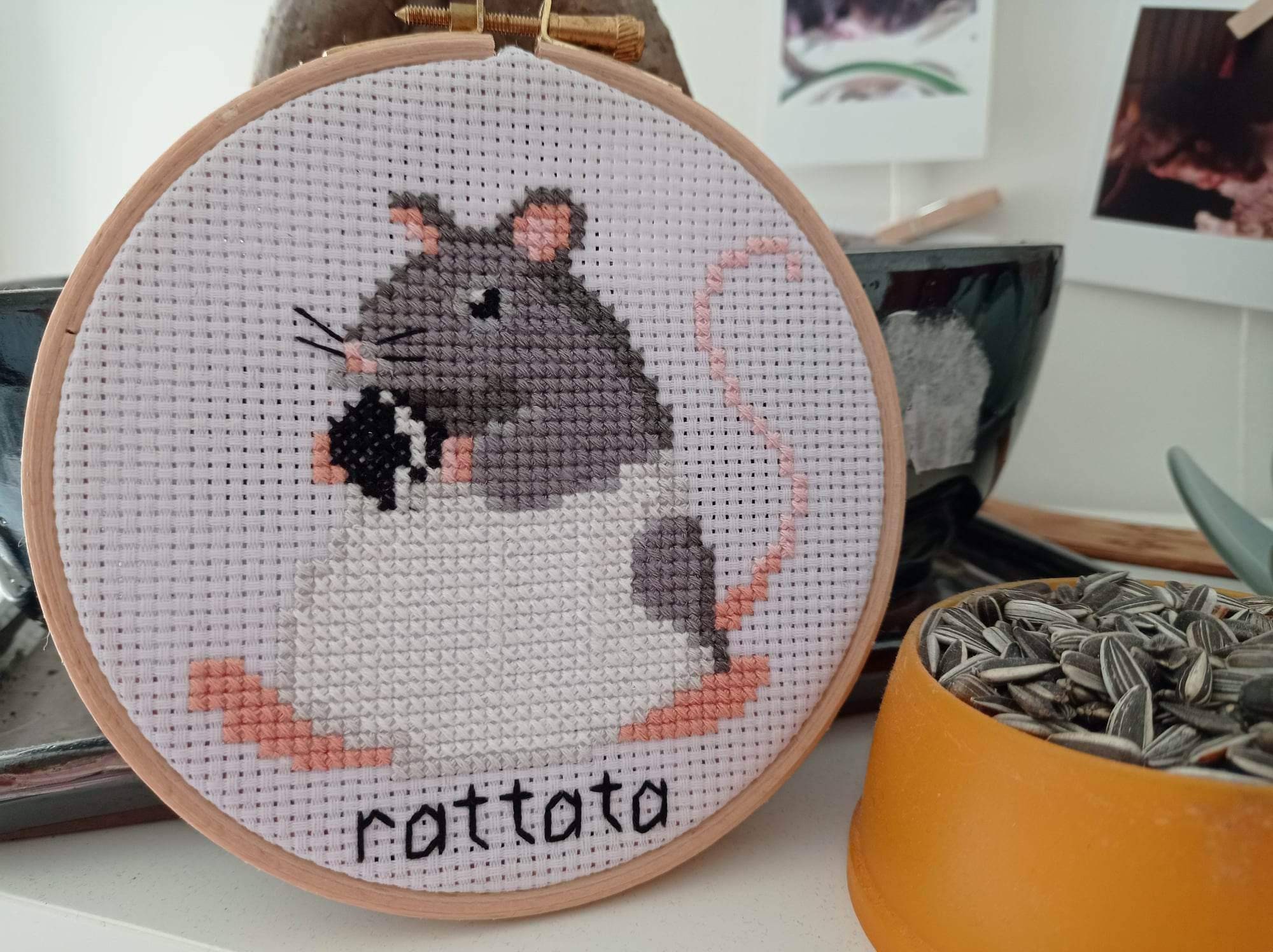 Custom Rat Cross Stitch - Etsy