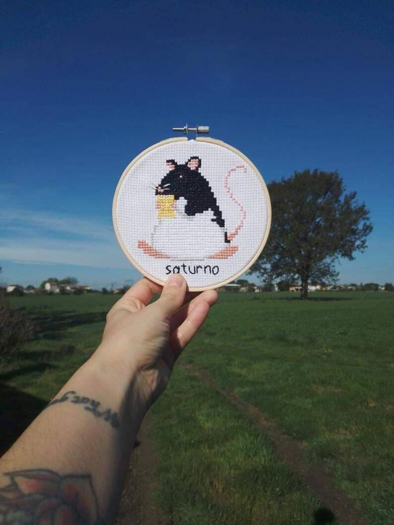 Custom Rat Cross Stitch - Etsy