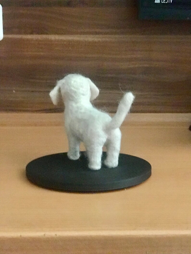 Puppy Labrador, Needle Felted Replica Pet Figurine,wool Felting ...
