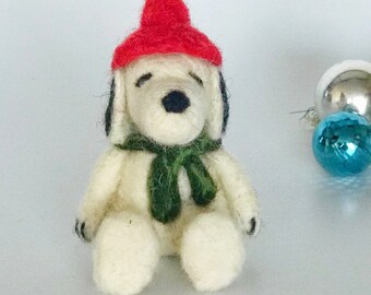 Needle Felted Snoopy Dog - Etsy