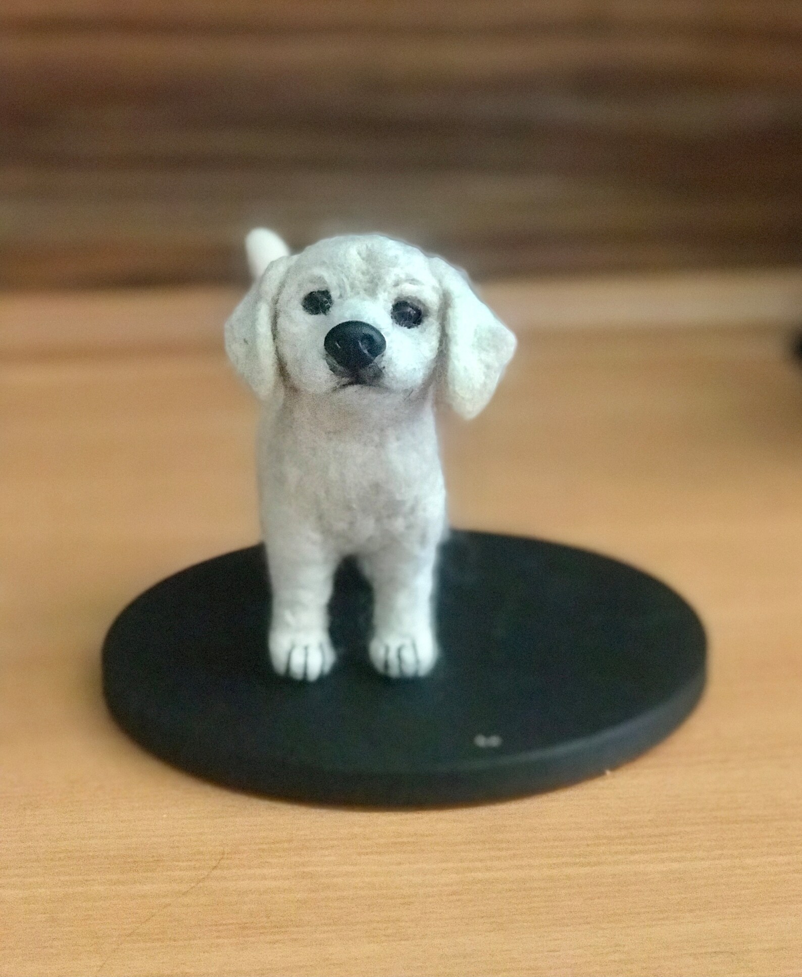 Puppy Labrador, Needle Felted Replica Pet Figurine,wool Felting ...