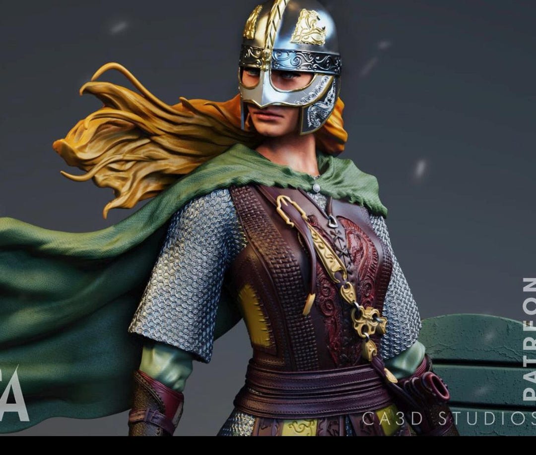 Lotr,eowyn LOTR Fanart 3d 12k Resin Statue ,3D Printed, Movie ...