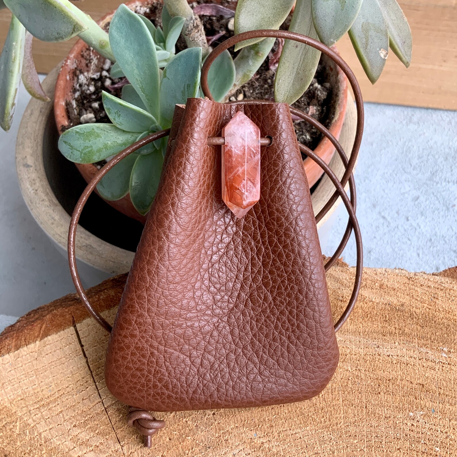 Leather Medicine Bag Medicine Pouch Amulet Crystal Bag Shaman | Etsy