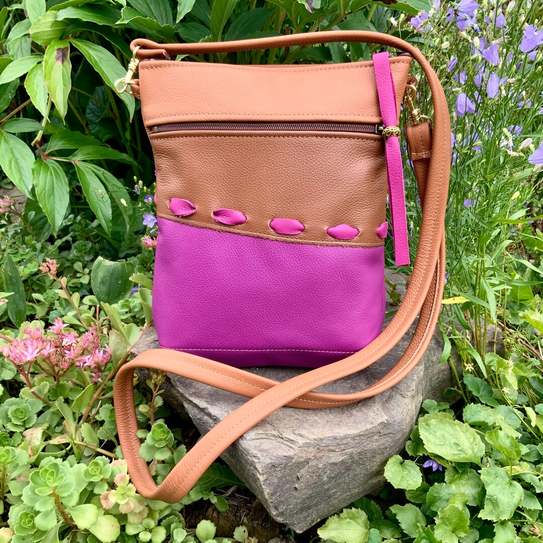 Small Leather Bag Minimalist Crossbody Everyday Travel Bag Festival ...