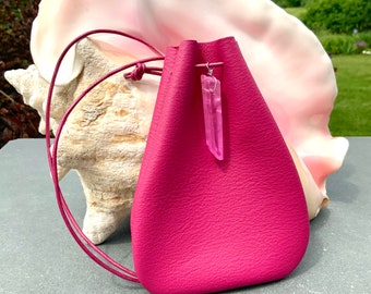 Leather Medicine Bag Large Pouch Amulet Crystal Pouch Shaman | Etsy