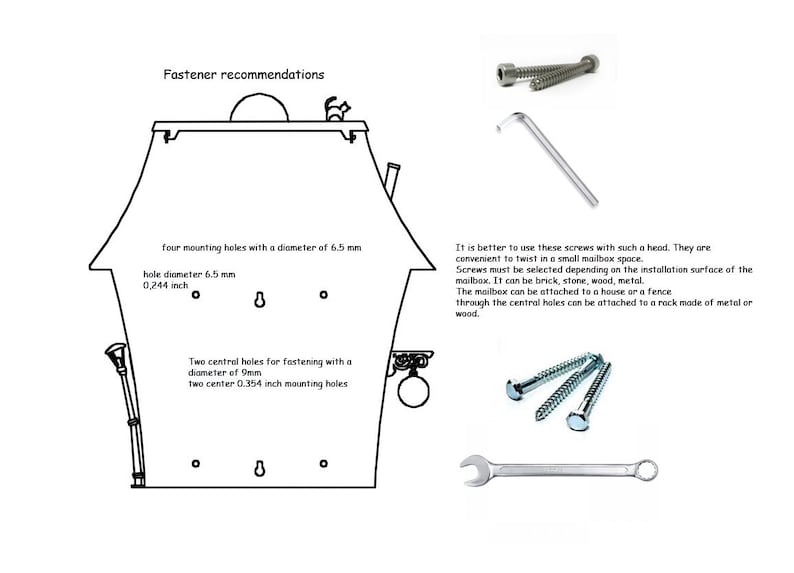 Handmade Forged Mailbox Bronze Color LED Lighting Colored - Etsy