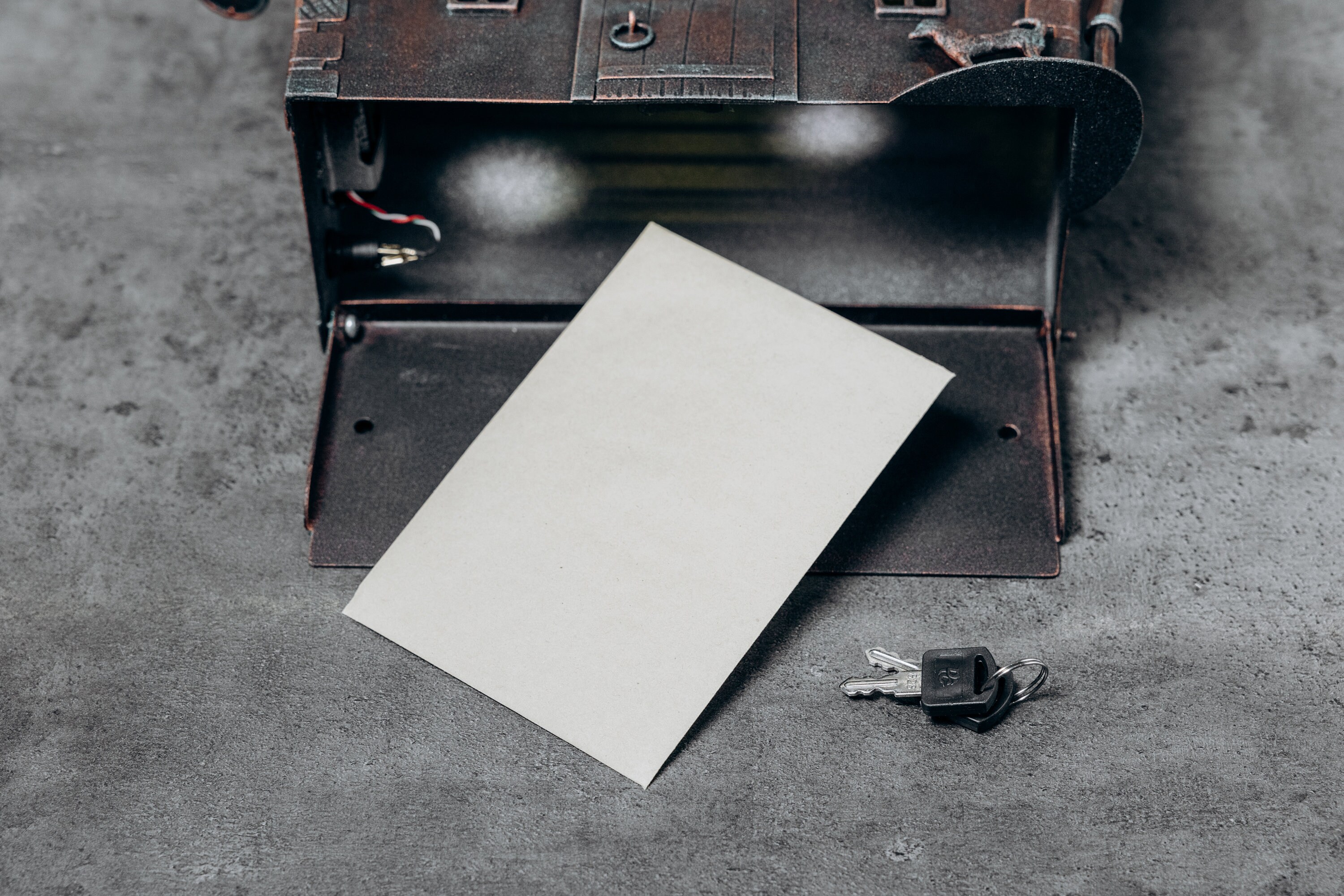 Handmade Steel Mailbox With Copper Color Cat and Dog. Colored - Etsy
