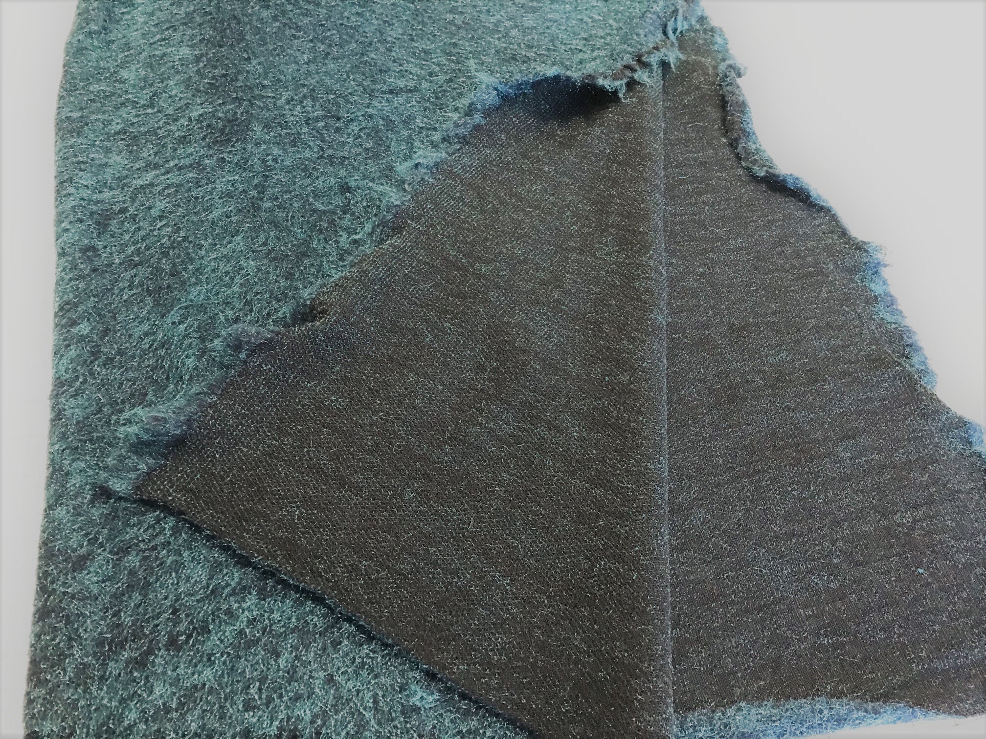 Elegantl Rayon knit with lycra Teal Combo 2 yards 62 | Etsy