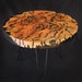 22 Inch Round Burl Wood Coffee Table Modern Live Edge Side - Etsy