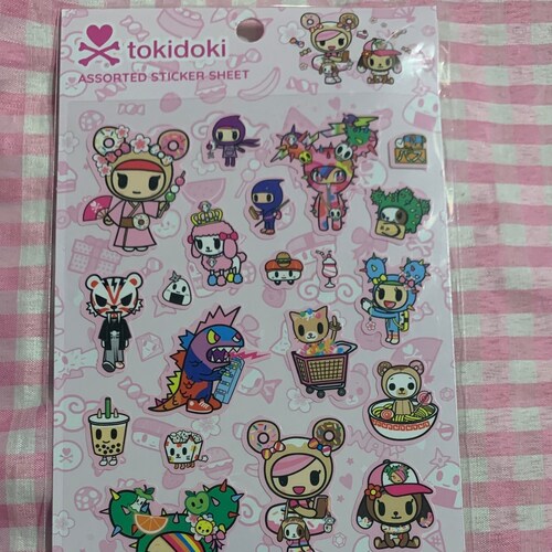Daiso Tokidoki Sticker Sheet - Etsy