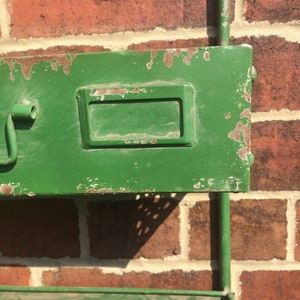 Industrial Vintage Retro Style Storage Unit in Rusty Green Distressed ...