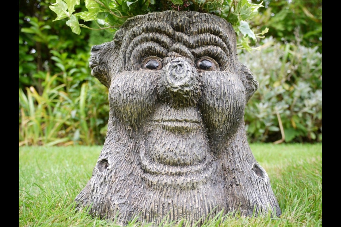 Tree Trunk Stump Planters Garden Patio Tree Man Plant Pot ON | Etsy UK