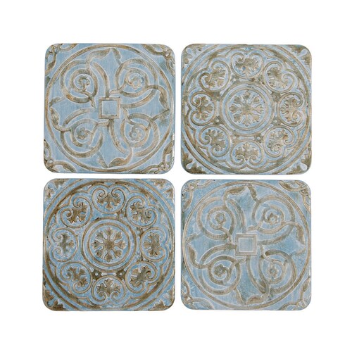 Set 4 French Shabby Chic Ceramic Tile Coasters Various Styles - Etsy UK