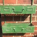 Industrial Vintage Retro Style Storage Unit in Rusty Green Distressed ...