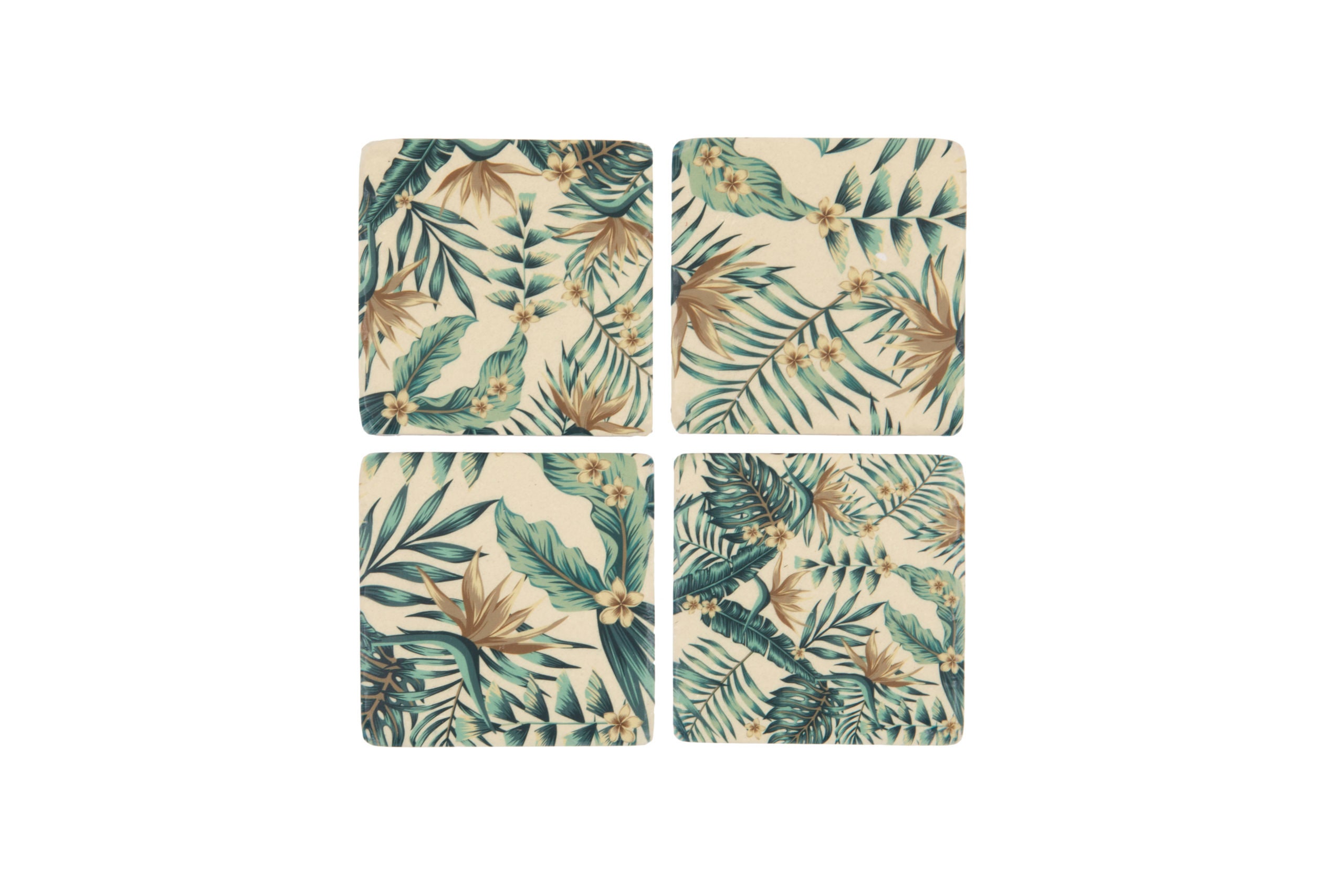 Set 4 French Shabby Chic Ceramic Tile Coasters Various Styles - Etsy UK