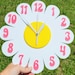 Retro Vintage 1970s Inspired Daisy Wall Clock Funky Wall - Etsy