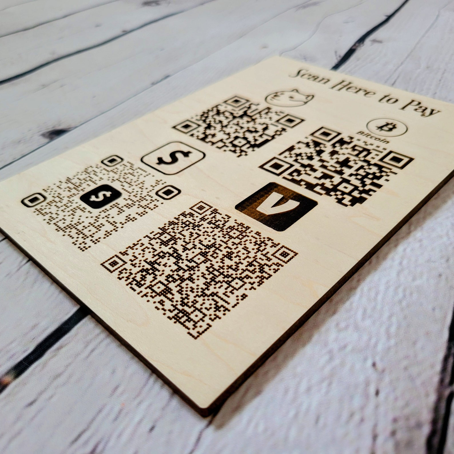 Custom Multi QR Code Stand QR Code Checkout Sign Scan Here Etsy custom-multi-qr-code-stand-qr-code-checkout-sign-scan-here-etsy