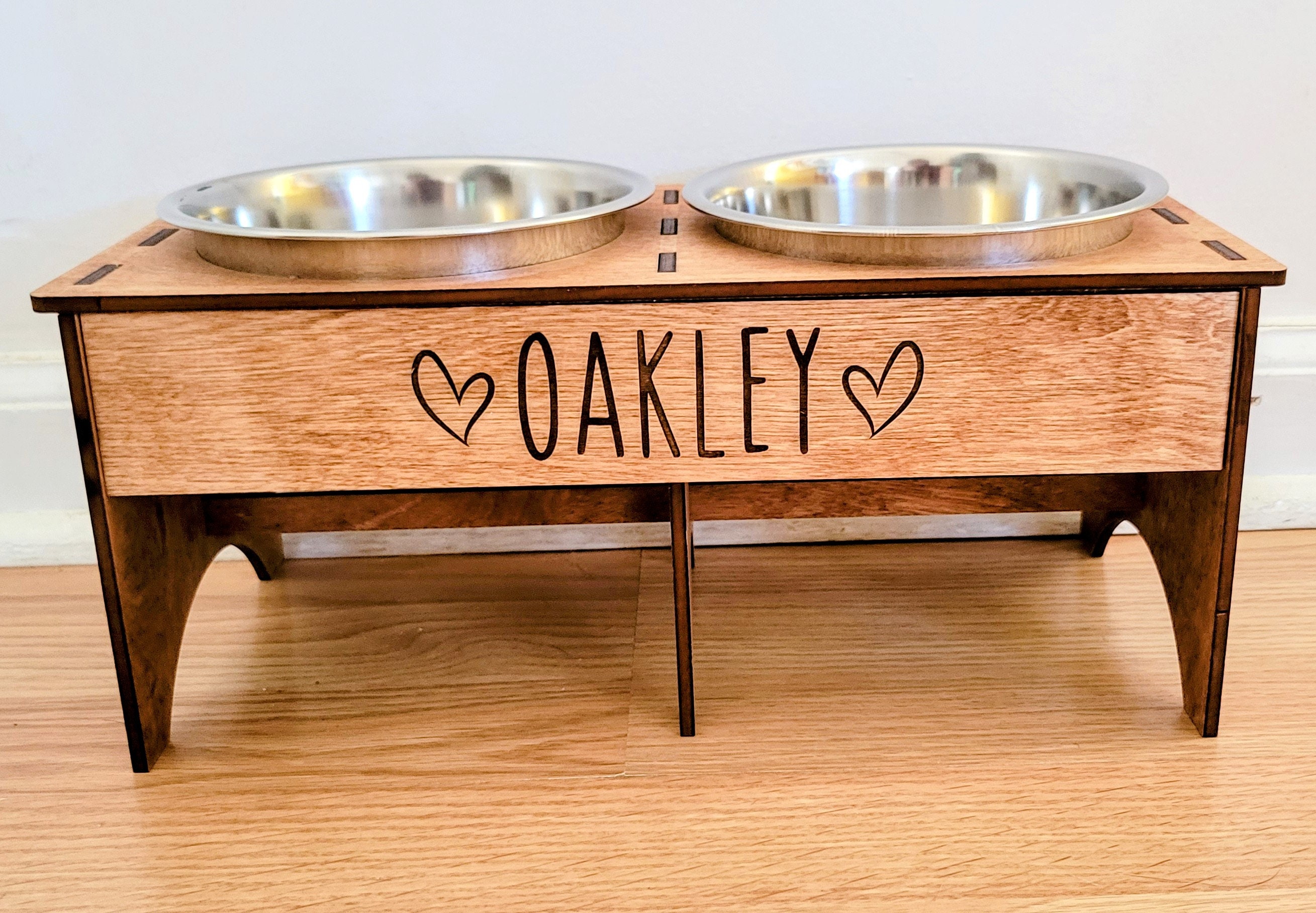 Custom Dog Bowl Stands
