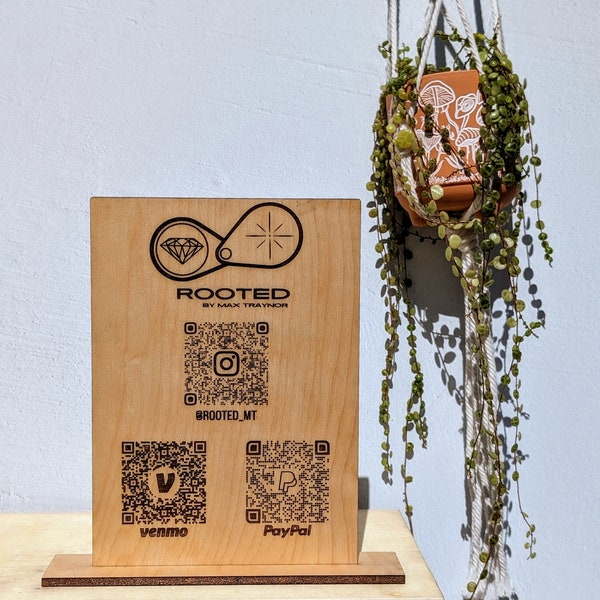 Qr Code Stand - Etsy