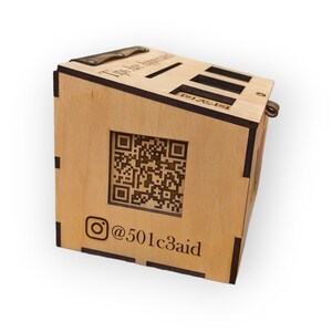 QR Code Tip Box Busking Box Musician Tip Box Gig Box QR Code Payment ...