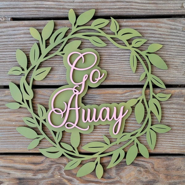Go Away Sign - Shop Online - Etsy