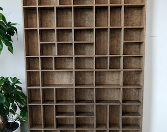 Multi Compartment Wooden Display Shelf-crystal Display Shelf- Curio ...