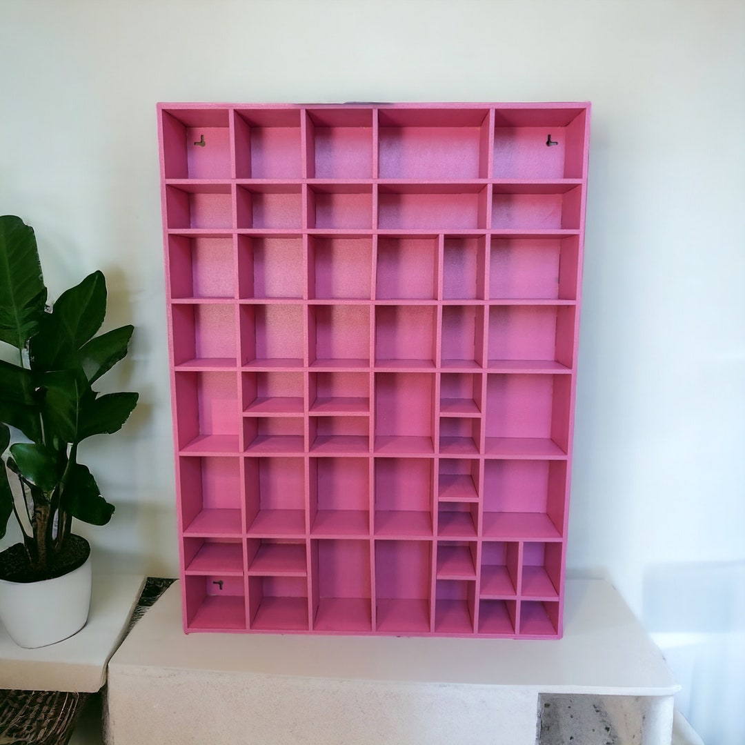 Multi Compartment Wooden Display Shelf-crystal Display Shelf -curio ...