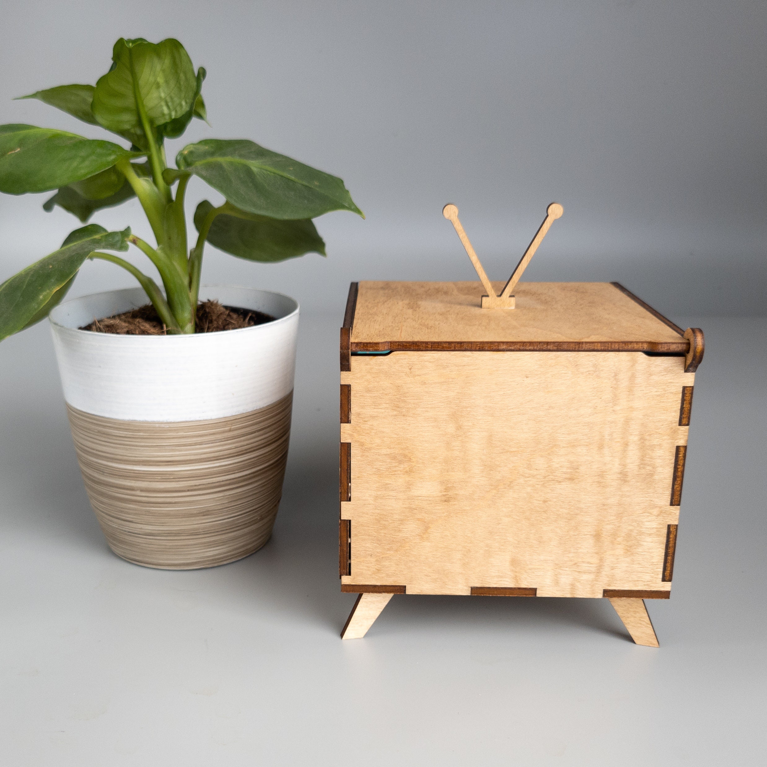 Retro TV Box Fun Gift Box Small Storage Box Retro Decor - Etsy