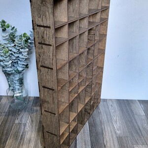 Multi Compartment Wooden Display Shelf Crystal Display Shelf Curio ...