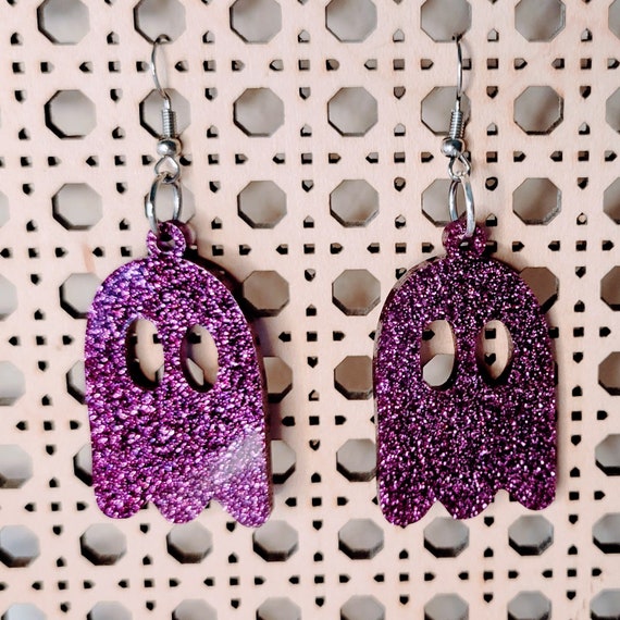 Purple Glitter Ghost