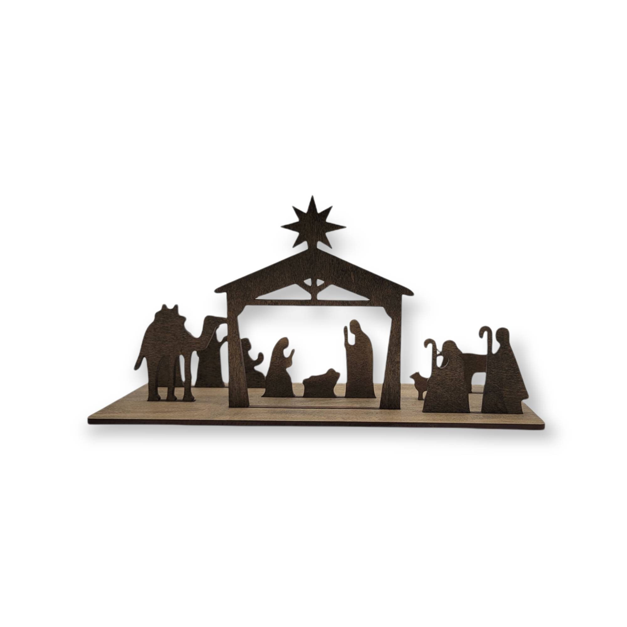 Minimalist Nativity Scene Minimalist Christmas Decor | Etsy
