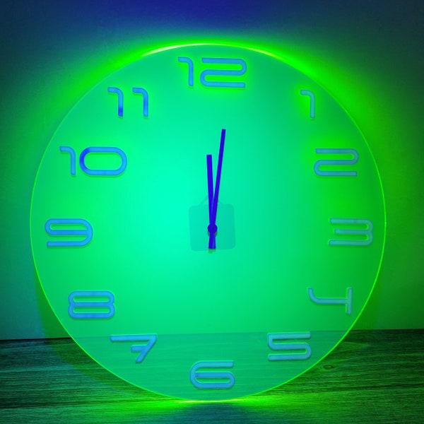 Futuristic Clock - Etsy