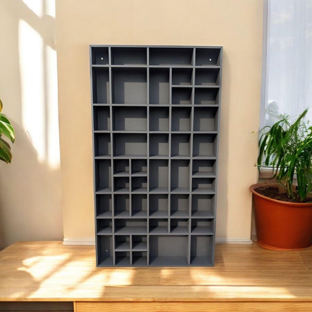 Shadow Box Wooden Display Shelf - Wall Cubby Shelf - Multiple ...